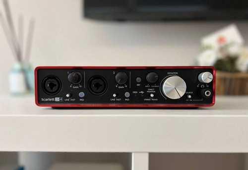 Внешняя звуковая карта Focusrite Scarlett 2i4 2nd