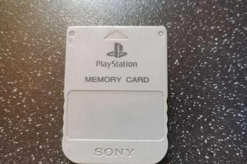 Memory Crad playstation1 / карта памяти ps1