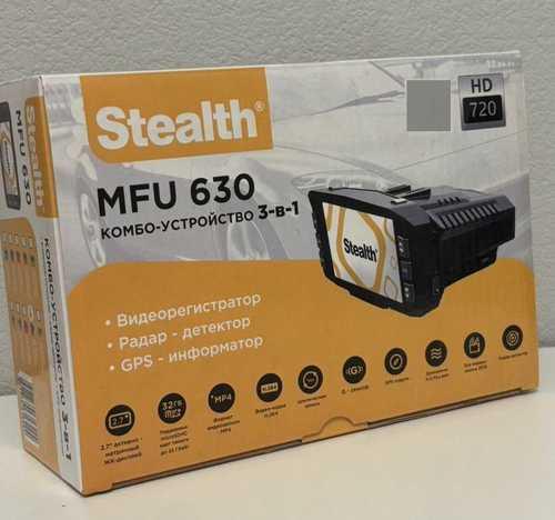 Видеорегистратор Stealth MFU 630 с картой памяти