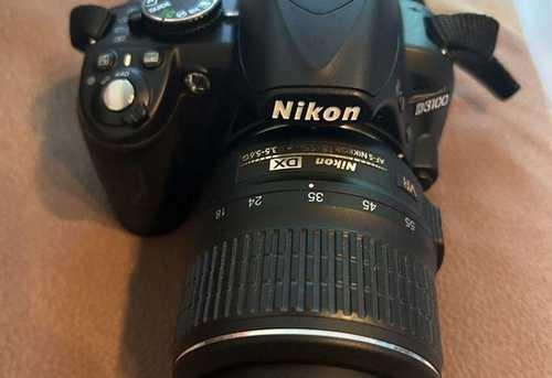 Зеркальный фотоаппарат nikon d3100 комплект