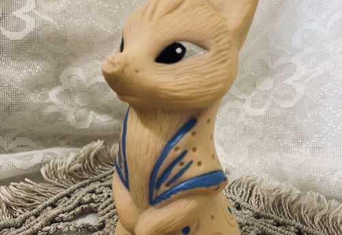 Резиновая игрушка Лисичка СССР Винтаж