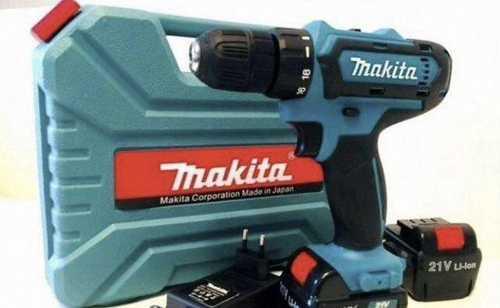 Аккум. Шуруповерт Makita 21v-2Ah. Новый Гарантия М