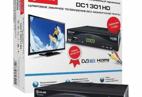 DVB Т2 цифровая приставка D-Color DC1301HD