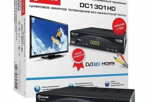 DVB Т2 цифровая приставка D-Color DC1301HD