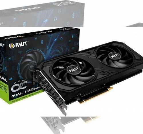 Видеокарта Palit RTX4070 dual OC