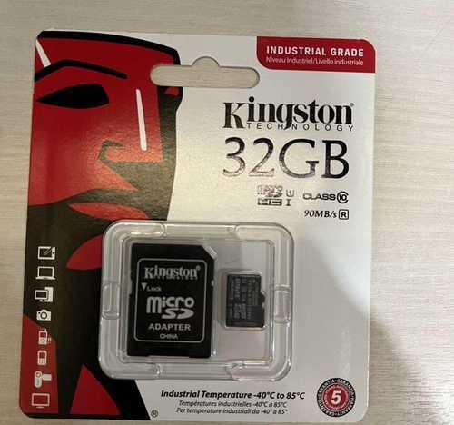 Карта памяти Kingston microsdhc 32 гб / 16 гб