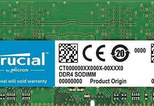 Crucial 8Gb sodimm DDR4 PC25600 3200MHz CT8G4SFS83