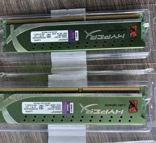 Оперативная память kingston hyperx ddr3 4gb(2x2gb)