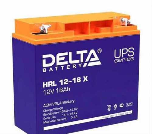 Аккумулятор Delta HRL 12-18 X-новый