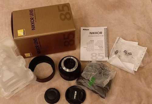 Объектив Nikon 85mm f 1.8G AF-S в идеале