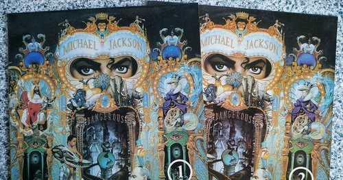 Michael Jackson Dangerous 2LP (NM) ламинат