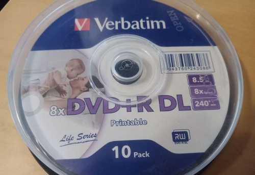 Болванки диски Verbatim DVD+R DL