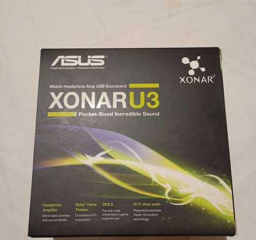 Внешняя звуковая карта Asus Xonar U3