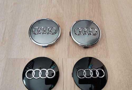 Колпачки заглушки на литые диски 60 и 61mm Audi