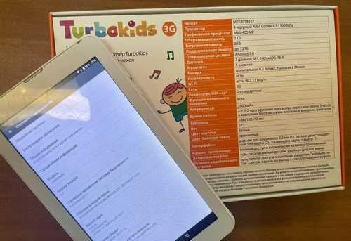 Планшет turbokids 3G