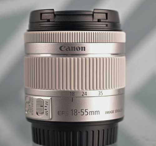 Canon EF-S 18-55mm f/4-5.6 IS STM Silver