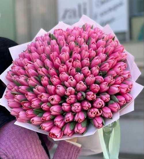 Цветы тюльпаны Букет
