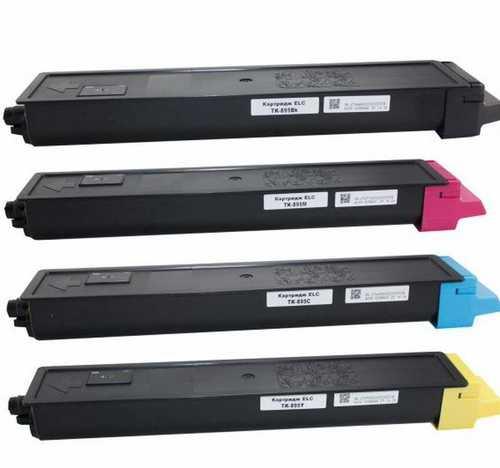 Комплект картриджей TK-895 cmyk для Kyocera FS-C8020 ELC (12000стр. 6000стр.*3)  чип