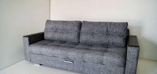 Новый диван-еврокнижка Лира (серый)