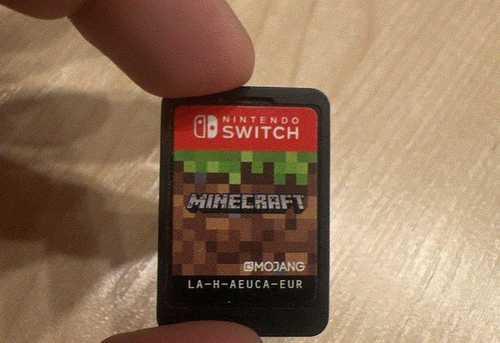 Кадридж nintendo switch Minecraft
