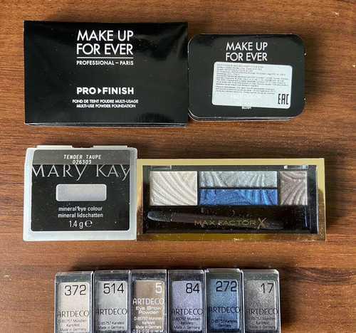 Косметика, тени ардеко, max factor, loreal