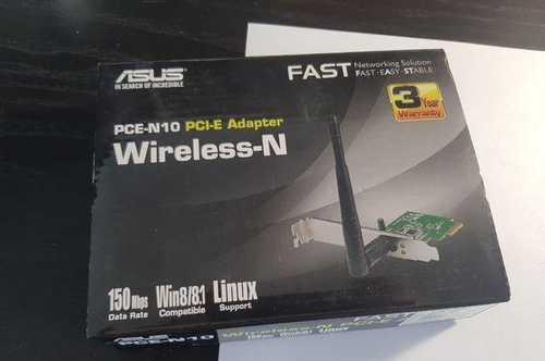 Wi-Fi адаптер asus PCE-N10