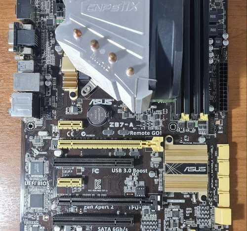 Игровой комплект I5 4670k/Asus z87-a/ddr3 16gb