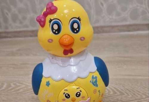 Детская игрушка курочка поёт и несёт яйца