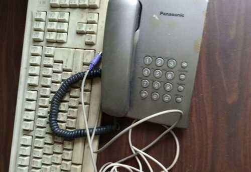 Телефон стационарный, клавиатура