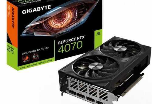 GigaByte GeForce RTX 4070 windforce 2X OC 12G 2490