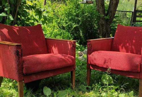 Винтажные кресла ГДР под реставрацию