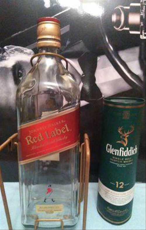 Цена за 3 шт: бутылка-качели 3 литра, Glenfiddich