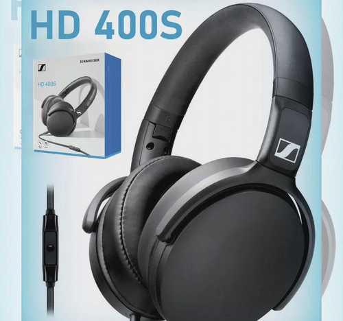 Проводные наушники Sennheiser HD 400S Black с глуб