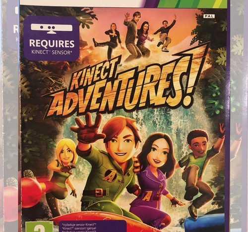 Диски на xbox 360 Kinect Adventures