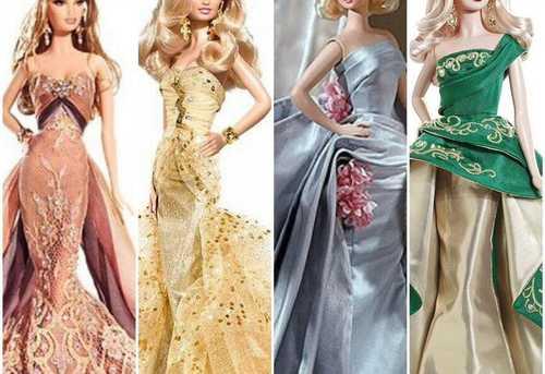 Платья barbie праздничные, коллекционные