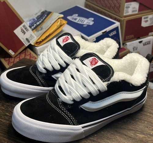 Кеды Vans knu skool меховые