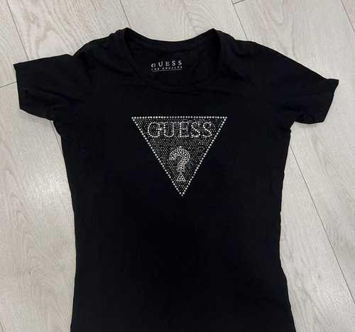 Футболка guess со стразами
