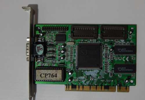 Видеокарта S3 Trio64 + PCI 1Mb (не рабочая)