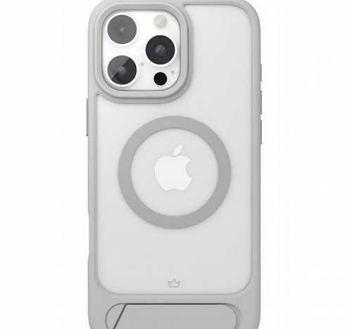 Чехол для iPhone 16 Pro Max VLP Reels Case с MagSafe (Серый)