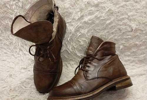 El tempo(Испания) мужские кожаные ботинки 41р