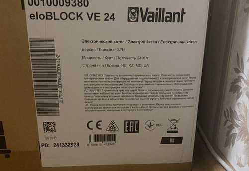 Электрический колет Vaillant eloblock VE 24