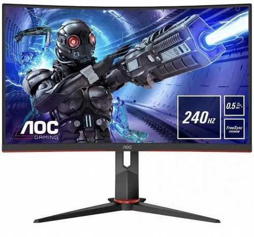 Игровой монитор AOC 27" gaming C27G2ZE/BK 240hz