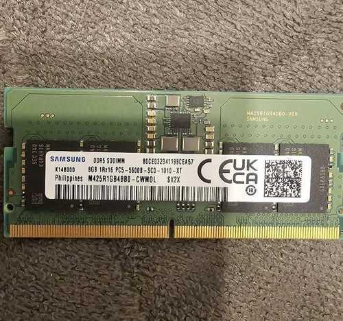 Оперативная память ddr5 8gb sodimm