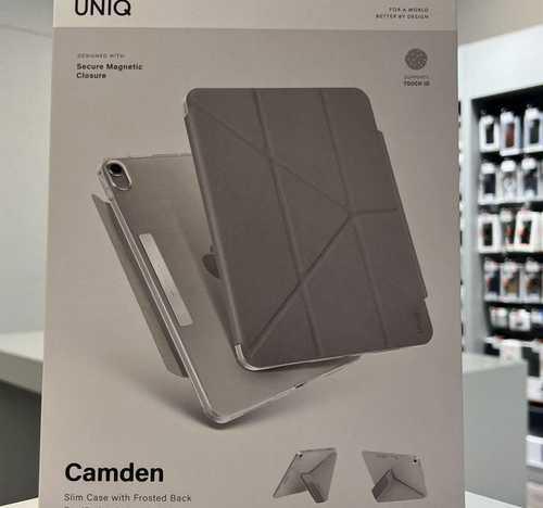 Чехол Uniq Camden для iPad 10 2022 Grey