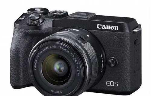 Фотокамера Canon EOS M6 II KIT 15-45 +EVF