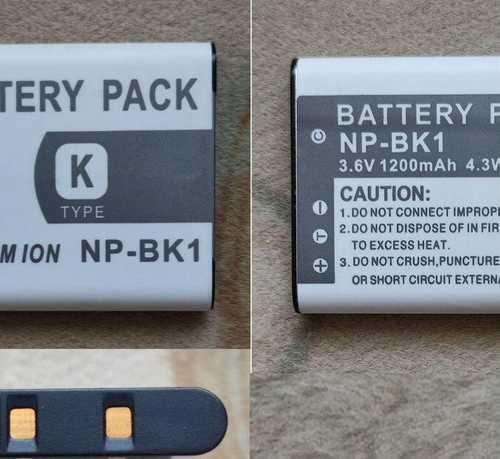 Аккумулятор NP-BK1, Li-Ion 3,6V, 1200mAh