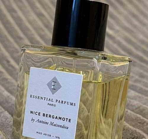 Essential parfums paris nice bergamote refillable