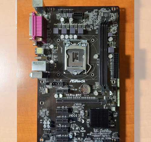 Asrock H81 pro btc (не рабочая )