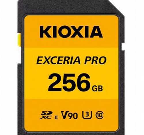 Карта памяти Kioxia sdxc 256GB Exceria Pro