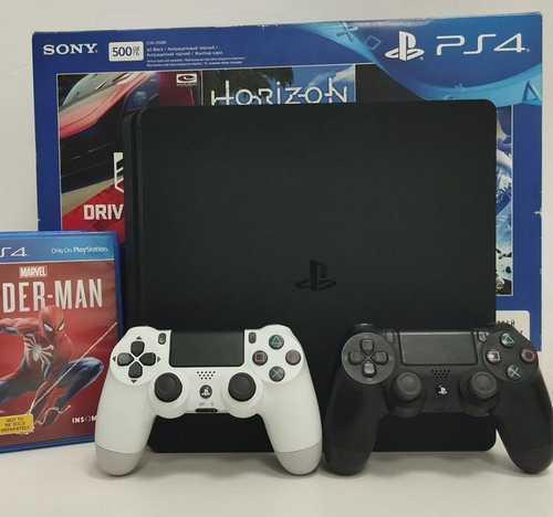 Sony PS4 Slim 500gb с играми